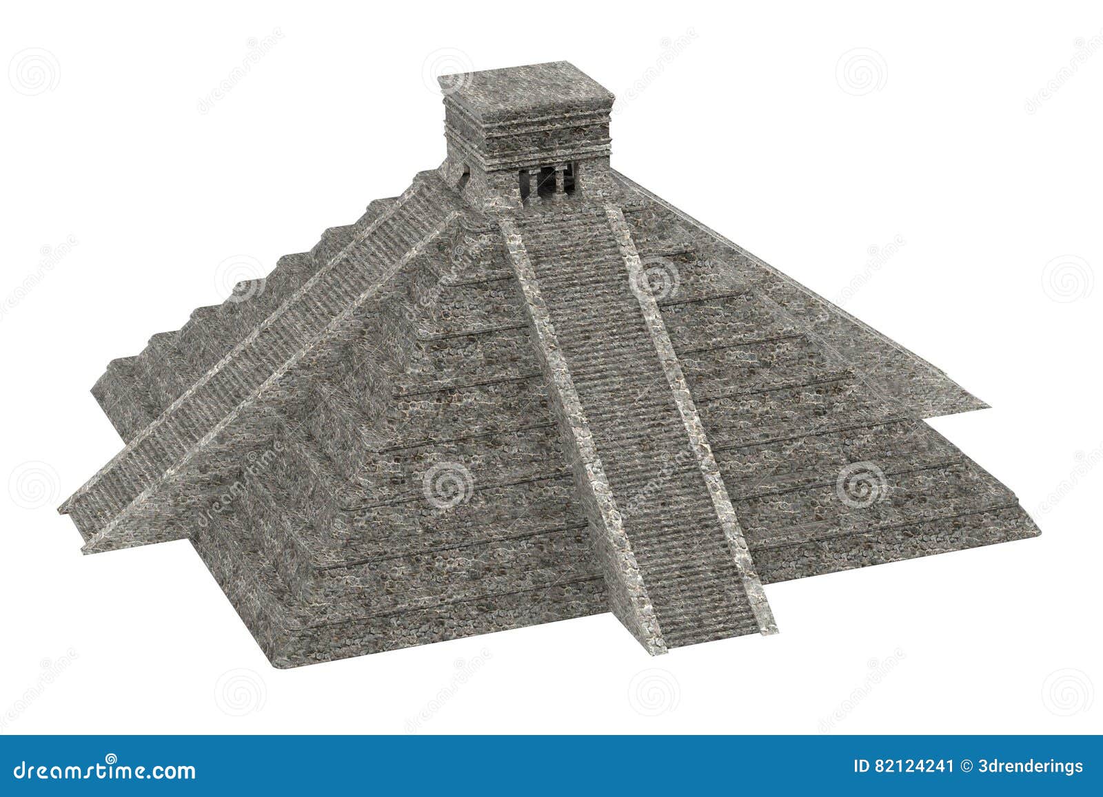 Mayan pyramid stock illustration. Illustration of building - 82124241