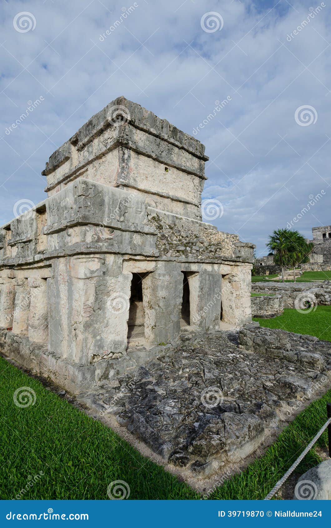 Mayan Pyramid at Tulum,cancun,mexico Stock Photo - Image of historic ...