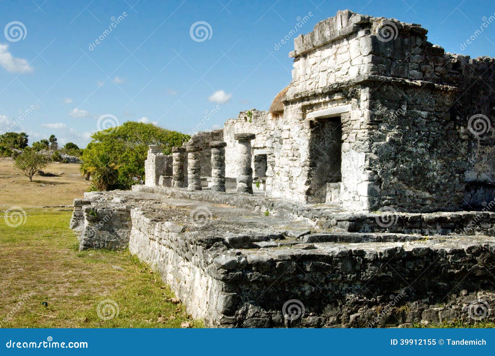 Mayan Pyramid, Tulum, Mexico Stock Image - Image of mexico, mayan: 39912155