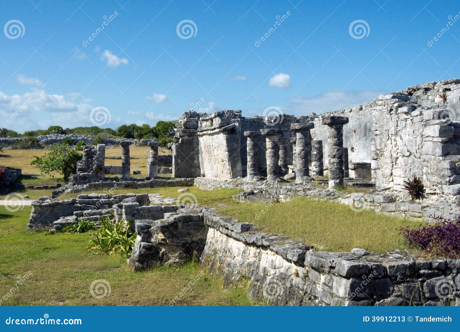 Tulum Pyramid Temple Royalty-Free Stock Photo | CartoonDealer.com #13775085