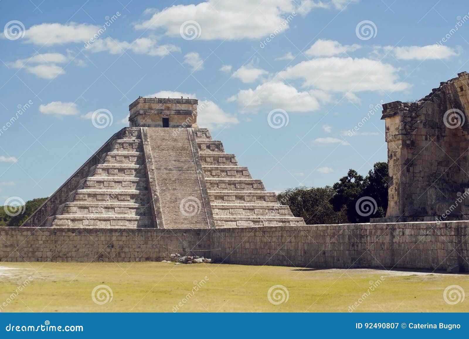 Mayan pyramids stock image. Image of archeology, latin - 92490807