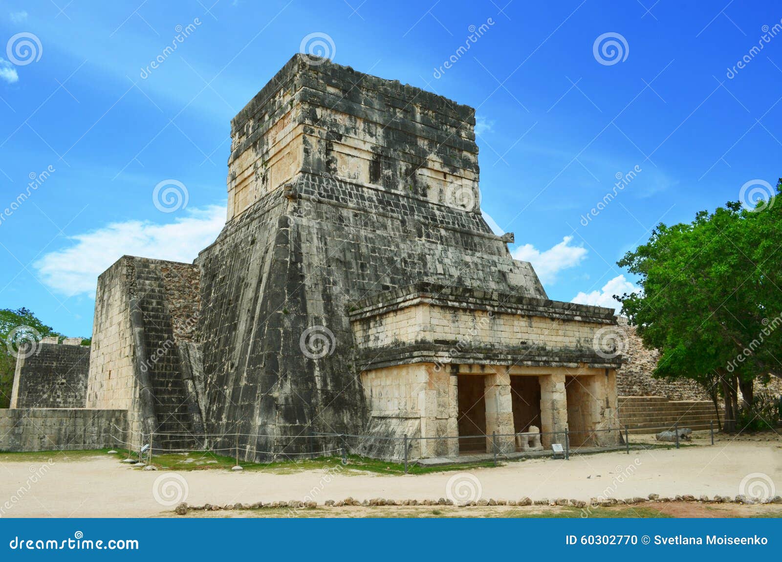 Mayan pyramids in Mexico stock photo. Image of american - 60302770