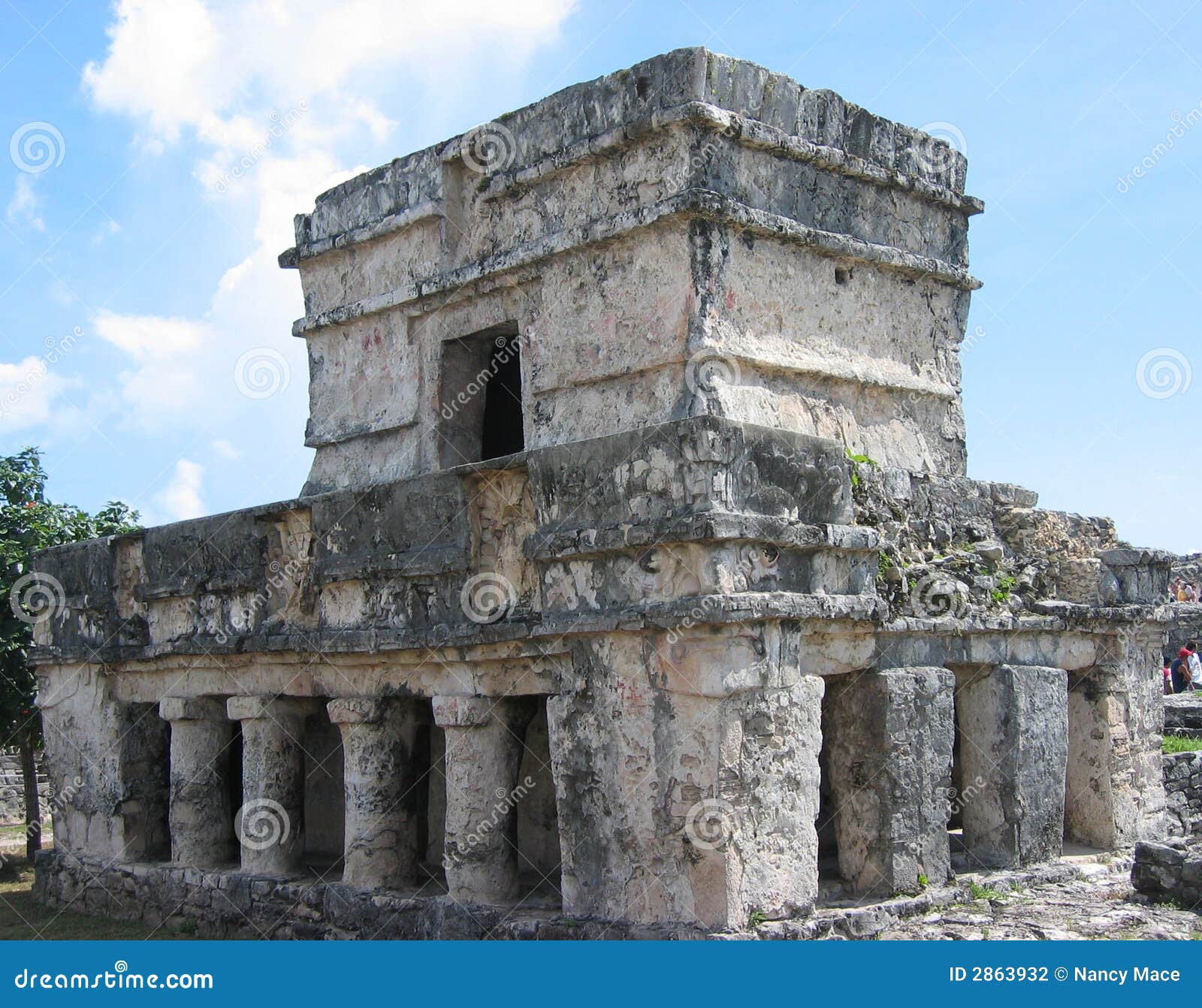 Mayan Ruins At Tulum Mexico Monuments Stock Photo | CartoonDealer.com ...