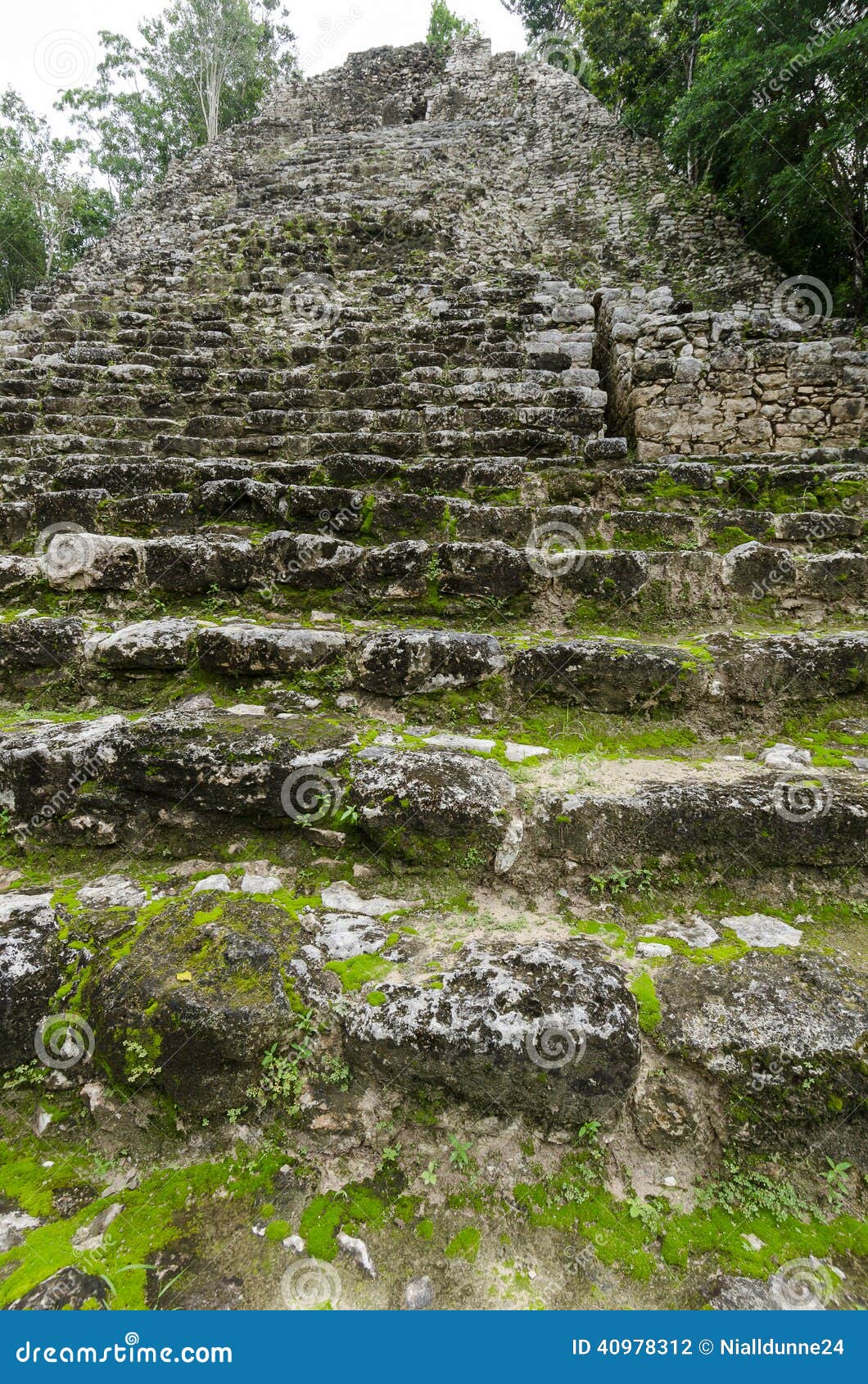 Mayan Ruins at Coba,cancun,mexico Stock Photo - Image of site, sunny ...