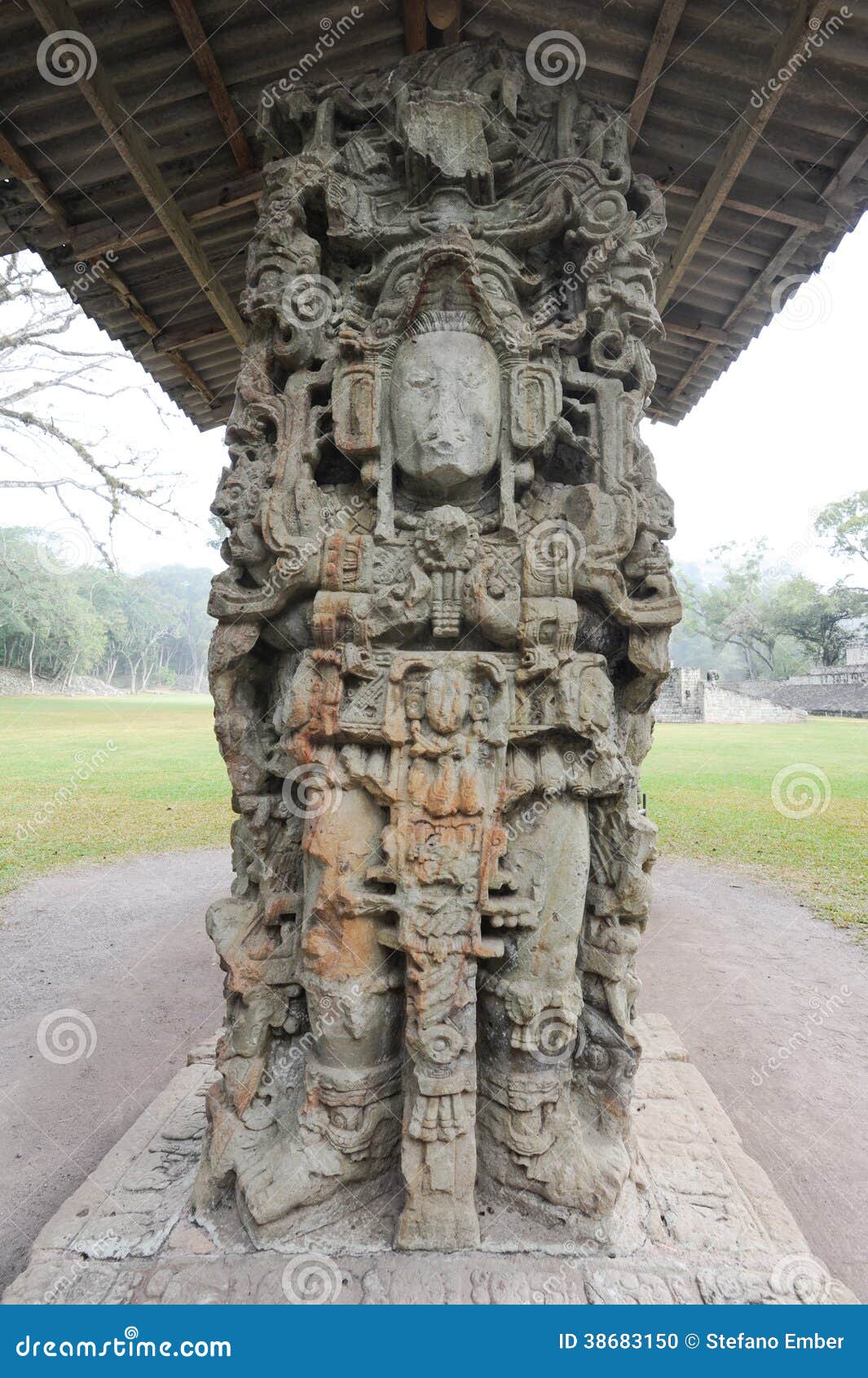 The Mayan ruins of Copan stock photo. Image of precolumbian - 38683150