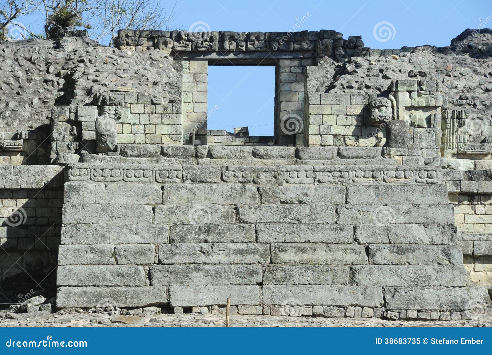 The Mayan ruins of Copan stock image. Image of jaguares - 38683735