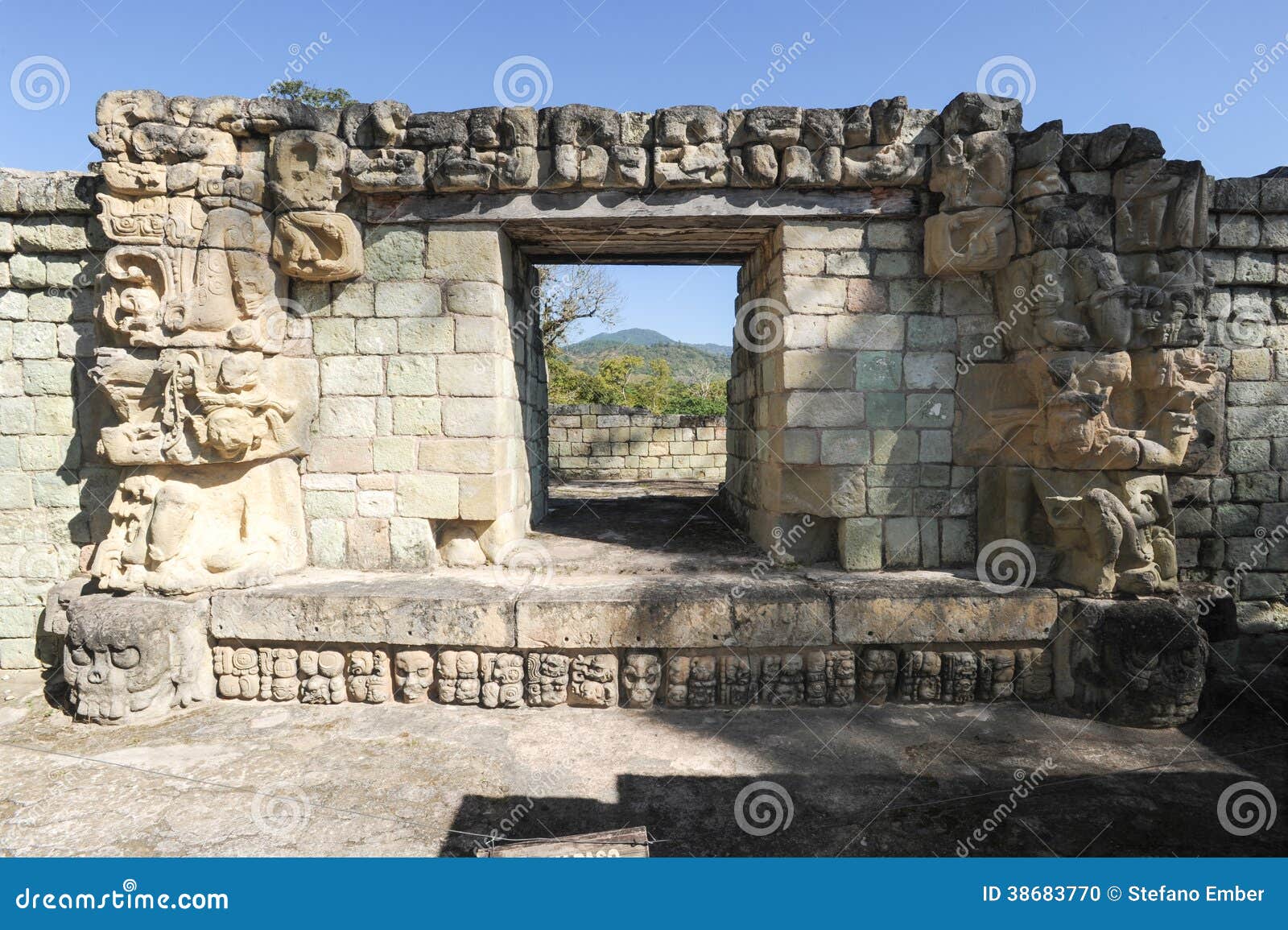 The Mayan ruins of Copan stock photo. Image of archaeology - 38683770