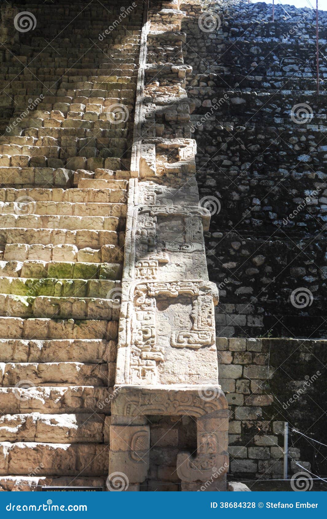 The Mayan ruins of Copan stock photo. Image of carved - 38684328