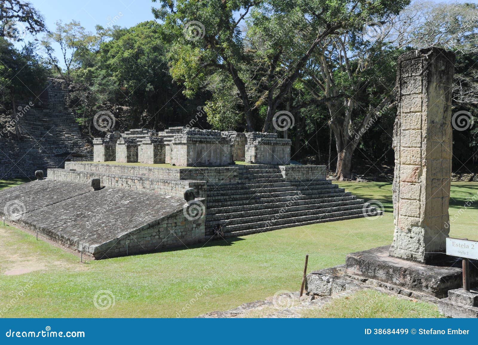 The Mayan ruins of Copan stock image. Image of pray, americas - 38684499