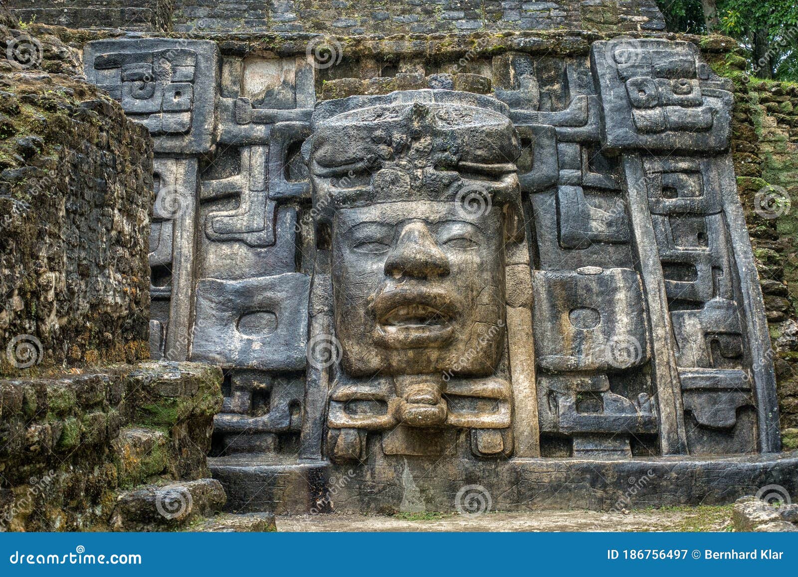 The Mayan Ruins of Lamanai. Stock Image - Image of history, archaeology ...