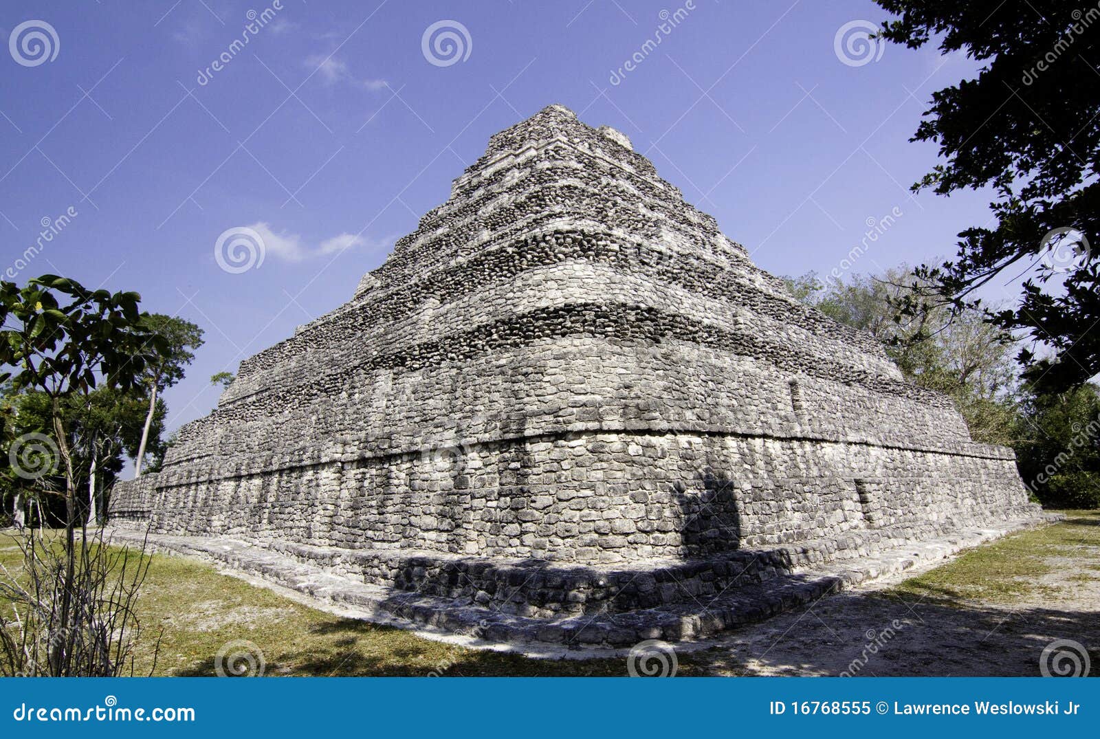 Mayan Ruins Near Costa Maya Mexico Stock Image - Image of holiday ...
