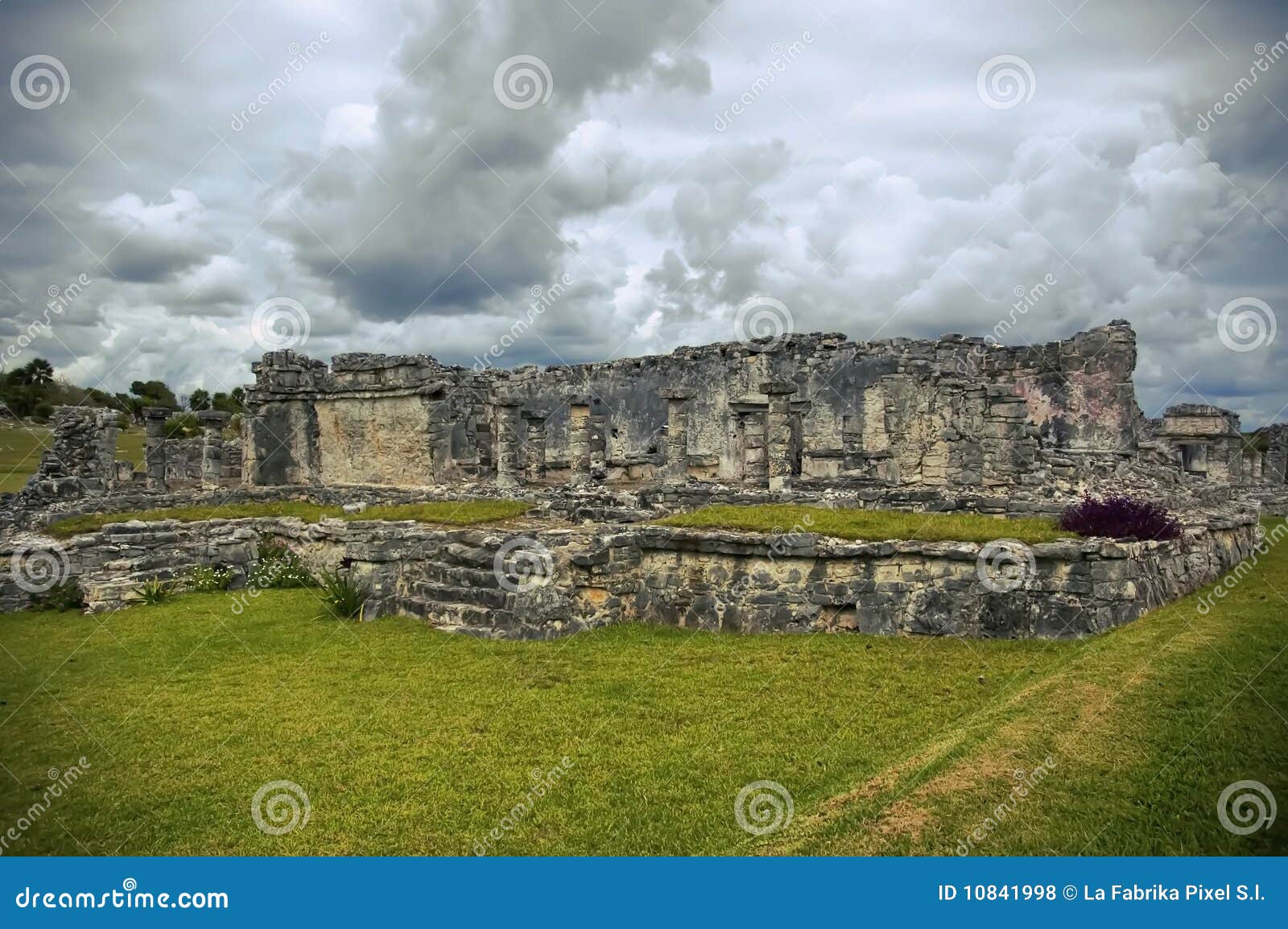 Mayan ruins in Tulum stock photo. Image of mexico, monument - 10841998