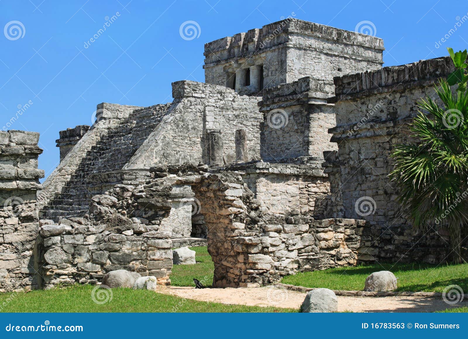 Mayan Ruins of Tulum Mexico Stock Image - Image of ruin, tour: 16783563