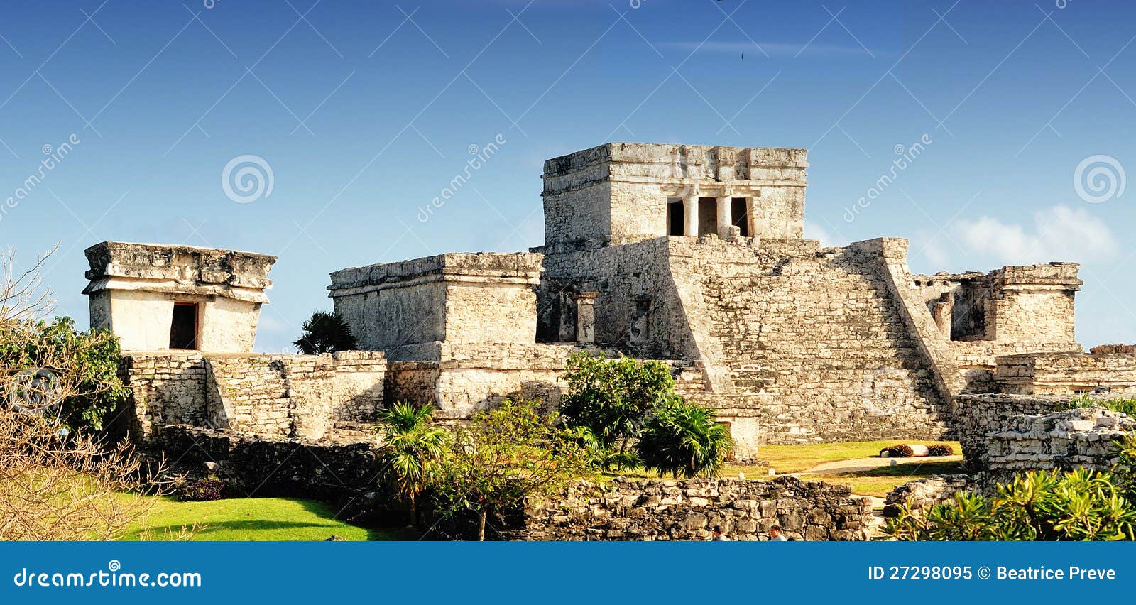 Mayan Ruins of Tulum Mexico Stock Image - Image of archaeological ...