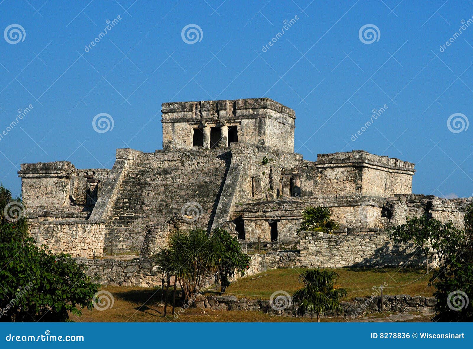 Mayan Ruins, Tulum, Mexico stock photo. Image of ruins - 8278836