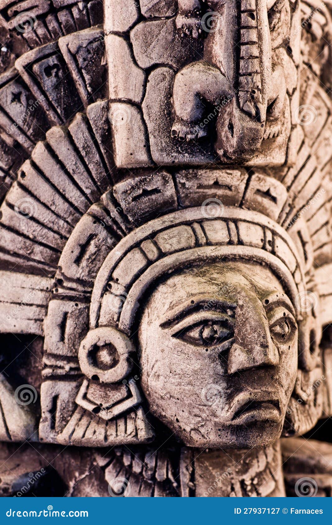 Mayan Sculpture Royalty Free Stock Photography - Image: 27937127