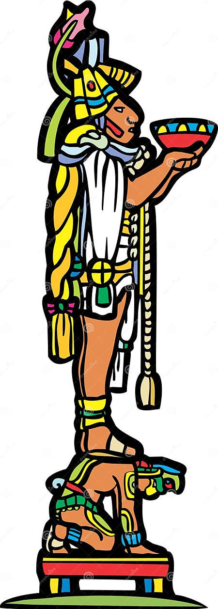 Mayan and Slave stock vector. Illustration of aztec, yucatan - 16504531