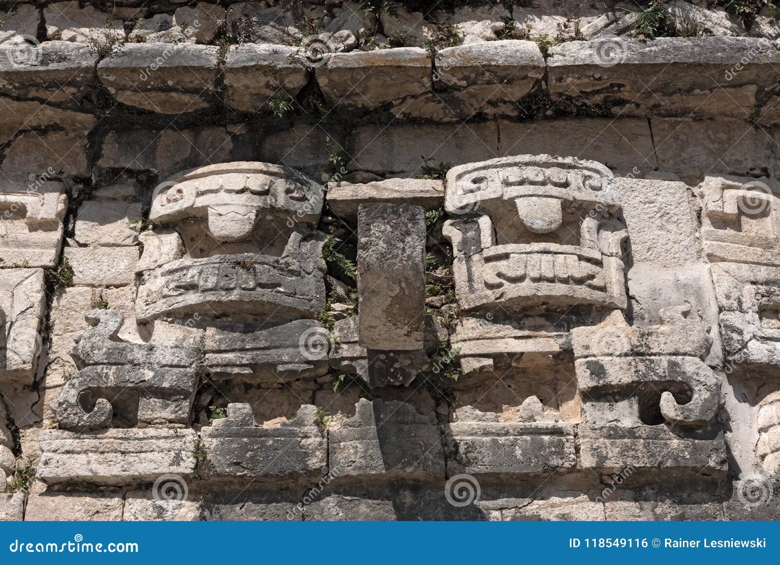 Mayan Stone Reliefs in Chichen Itza, Yucatan, Mexico, Stock Photo ...