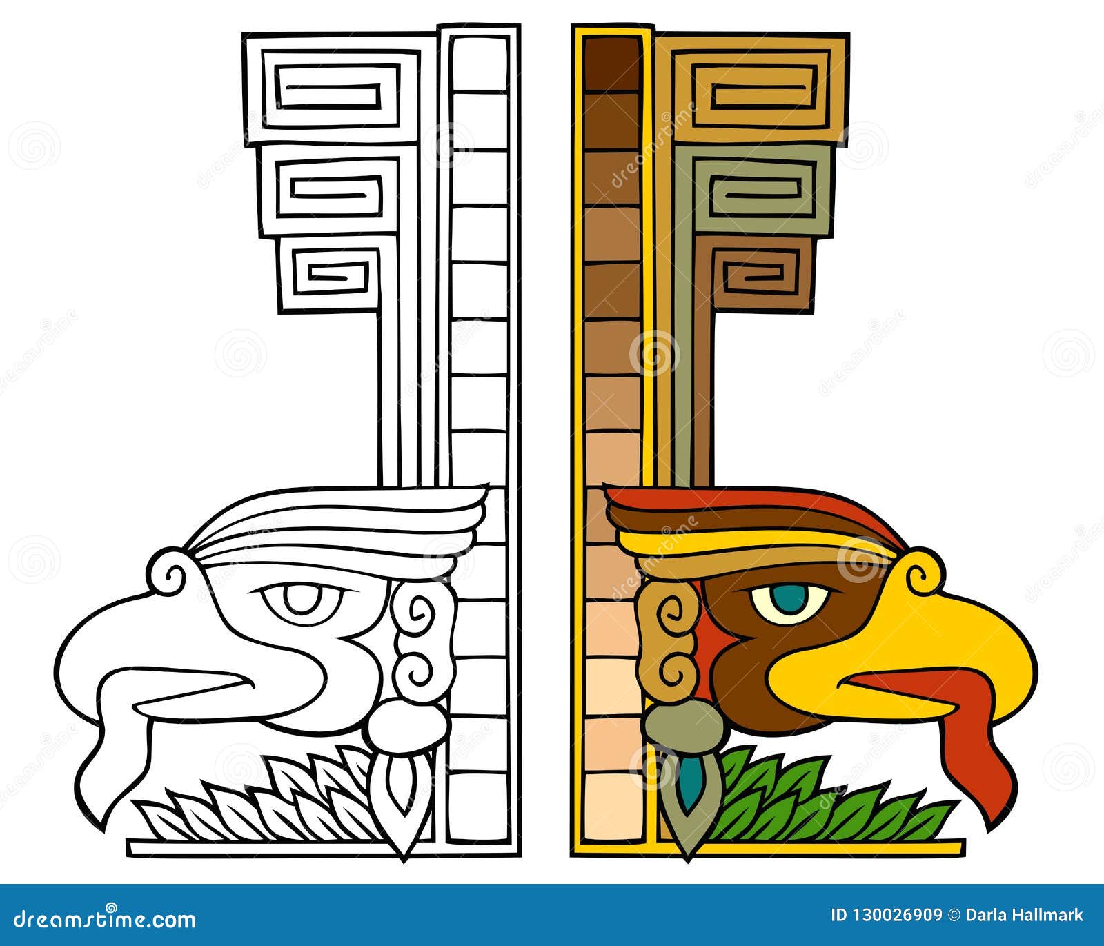 Mayan Border Design Stock Illustrations – 433 Mayan Border Design Stock ...