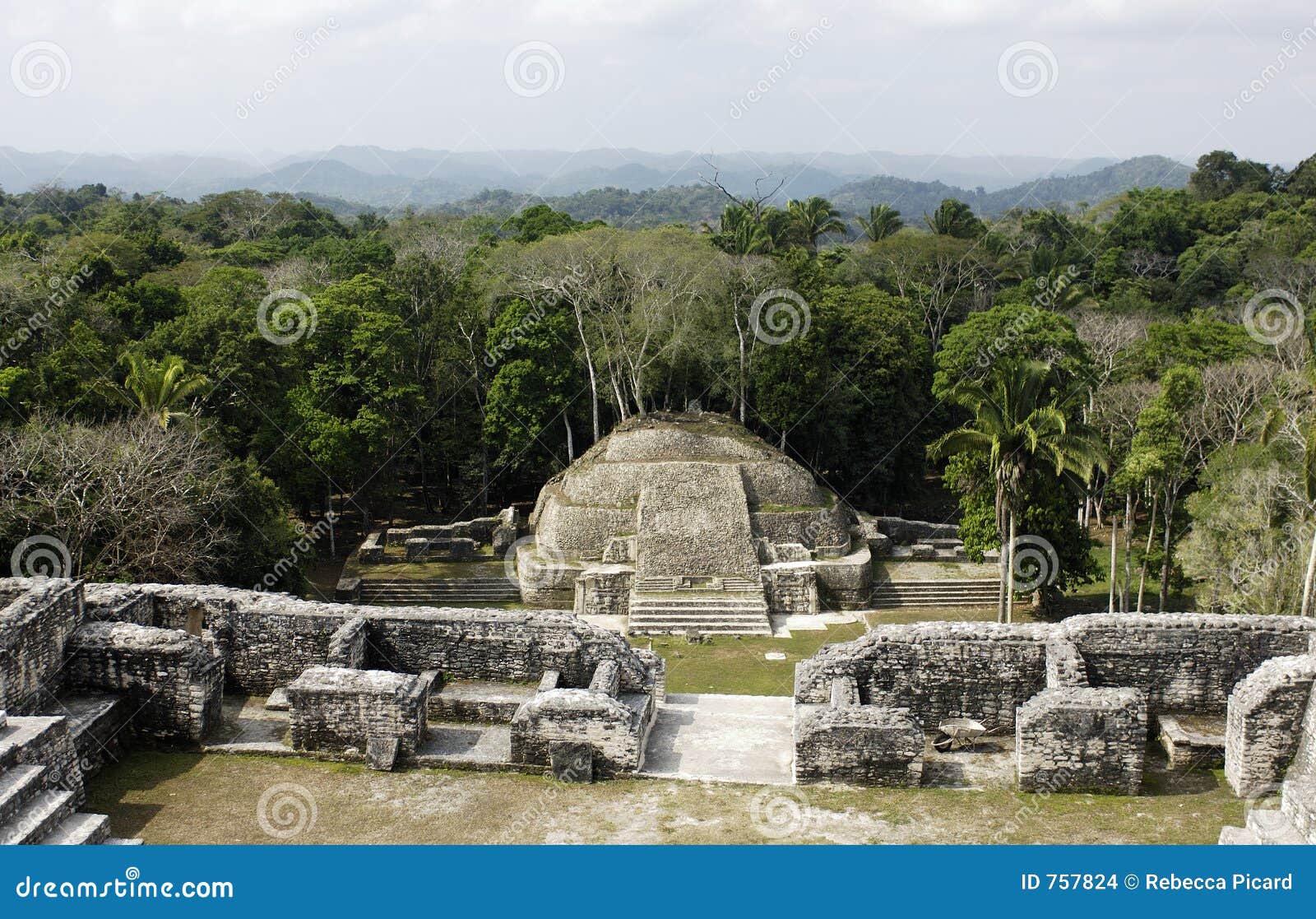 Mayan Temple stock photo. Image of ancient, artifacts, jungle - 757824