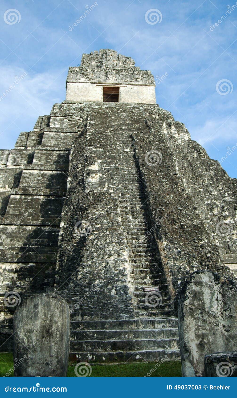 Mayan Temple in Guatemala stock image. Image of ancient - 49037003