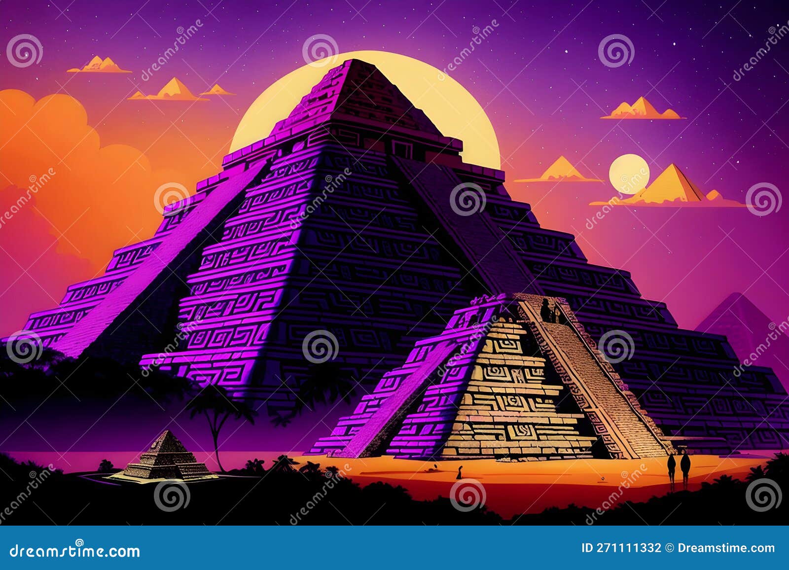 Mayan Temple Historic Ancient Famous Pyramid Generative Ai Illustration ... Mayan Temple Historic Ancient Famous Pyramid Generative Ai Illustration ...