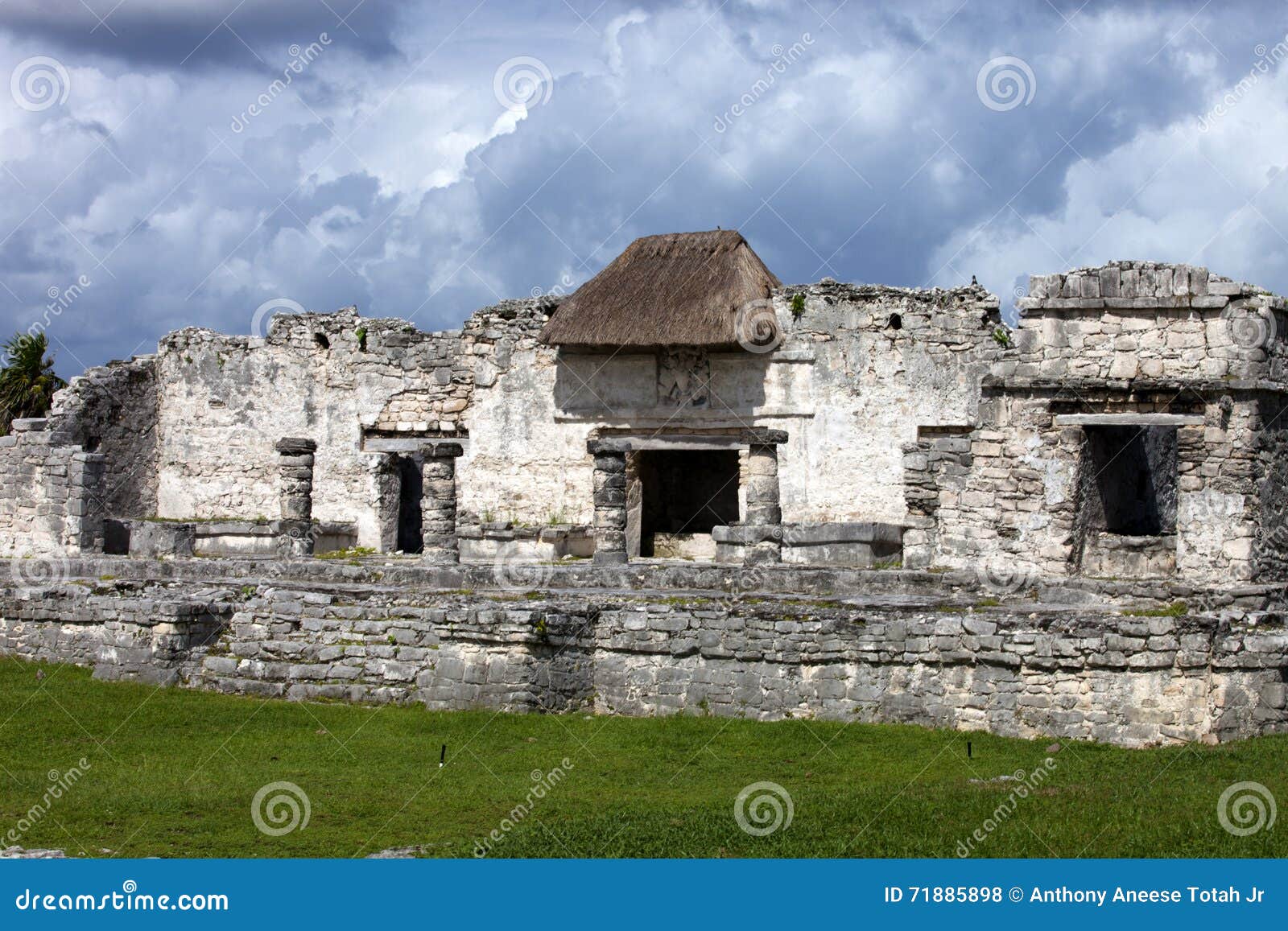 Mayan Temples at Tulum, Mexico Stock Photo - Image of destination ...