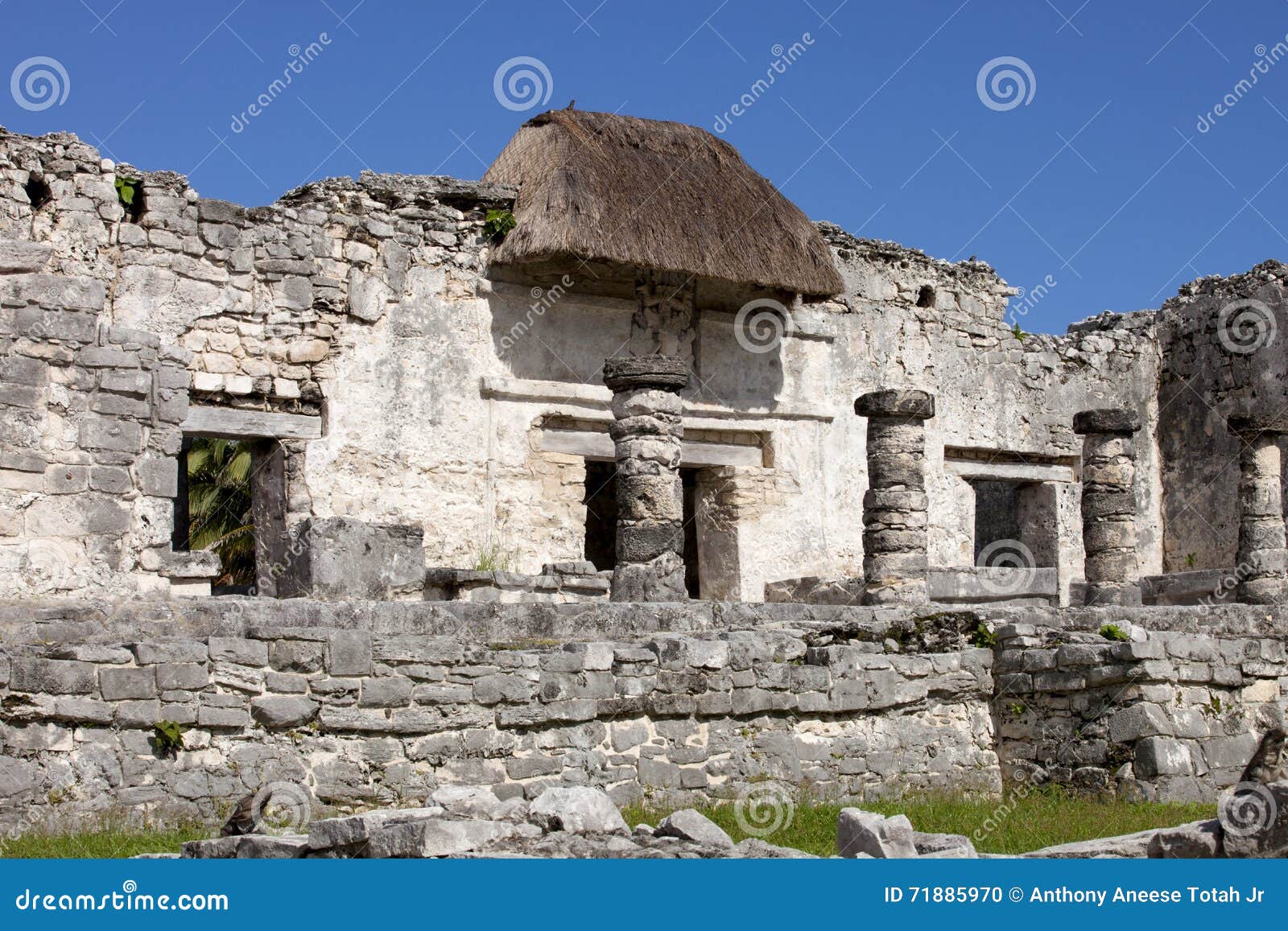 Mayan Temples at Tulum, Mexico Stock Photo - Image of mayan, climate ...