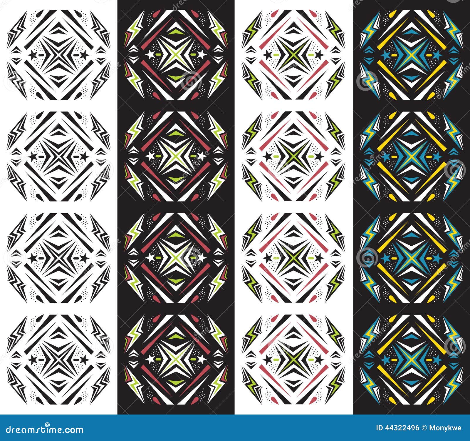 Mayan texture pattern. stock vector. Illustration of cover - 44322496