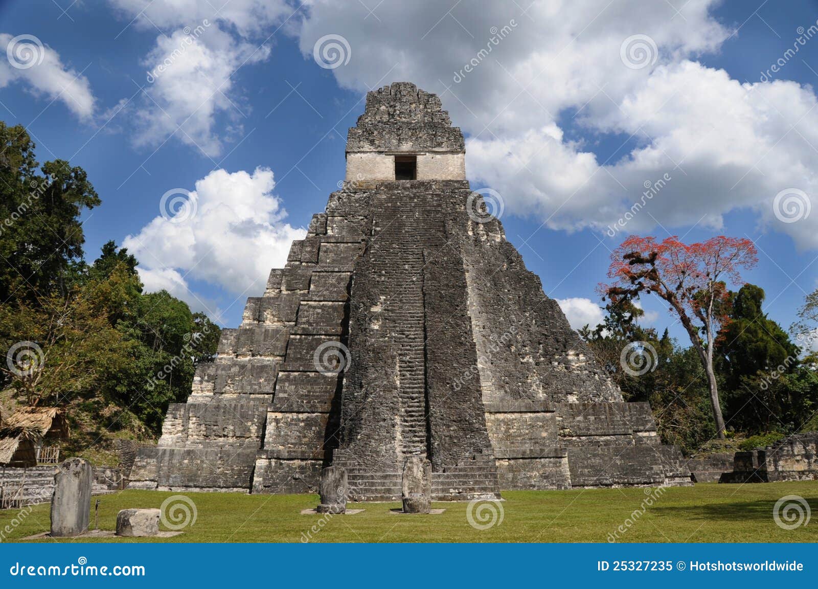 Mayan Tikal Ruins, Guatemala Stock Image - Image of building, famous ...