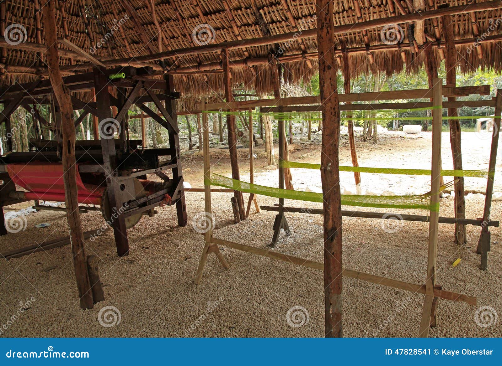 Mayan Villagers Weaving Loom Stock Image - Image of weaving, villagers ...