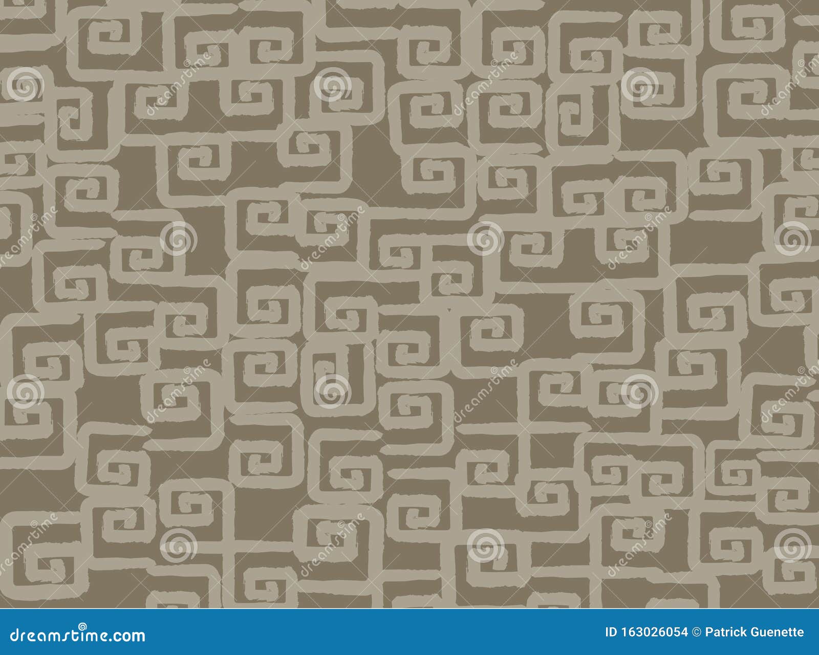 Mayan Wallpaper, Illustration Stock Vector - Illustration of decoration ...