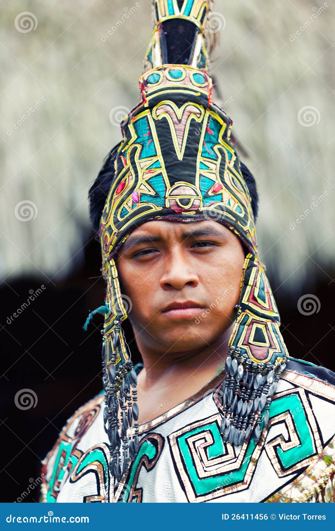 Mayan Warrior editorial photo. Image of jungle, indian - 26411456