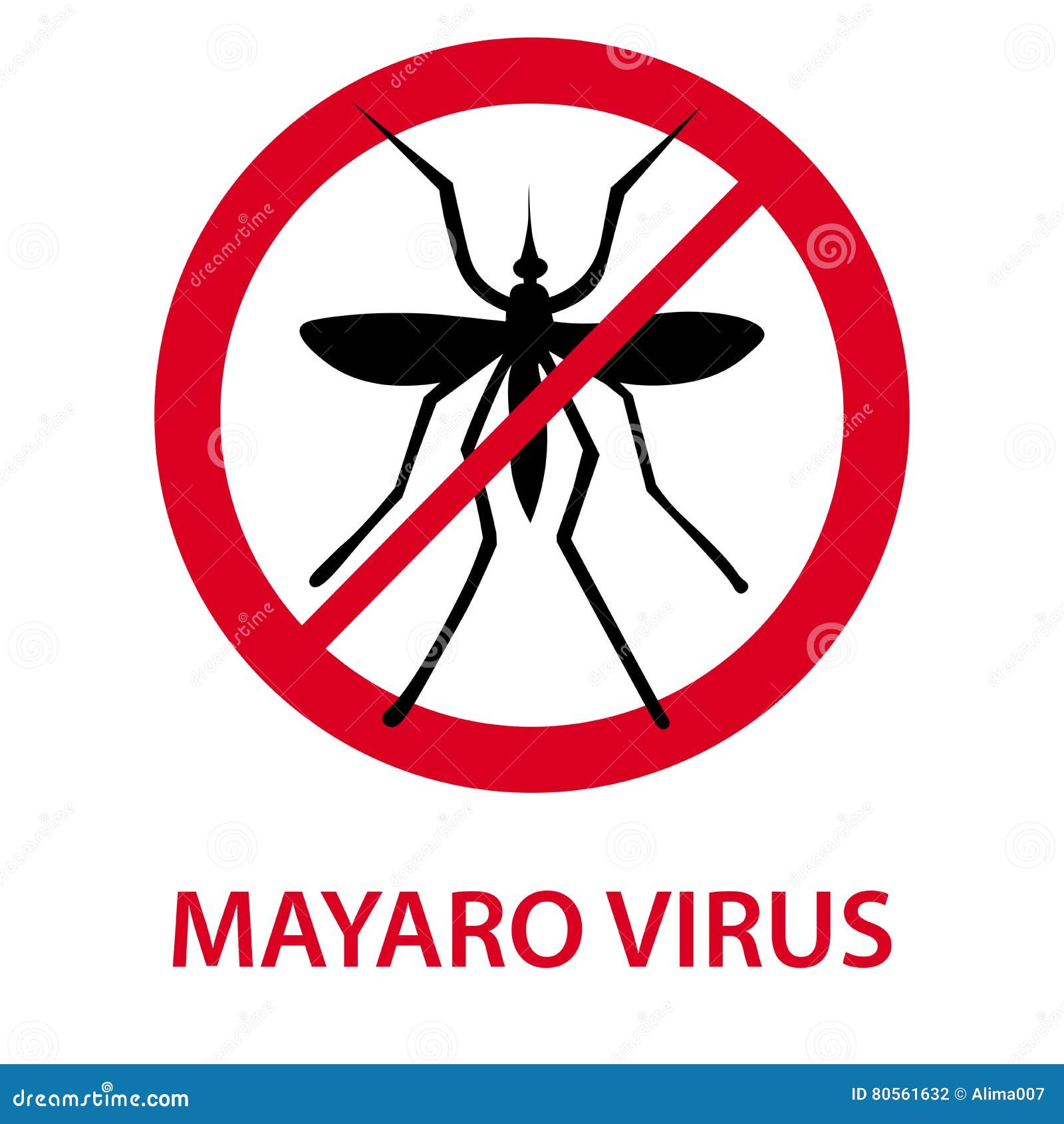 Mayaro virus stock vector. Illustration of hazard, malaria - 80561632