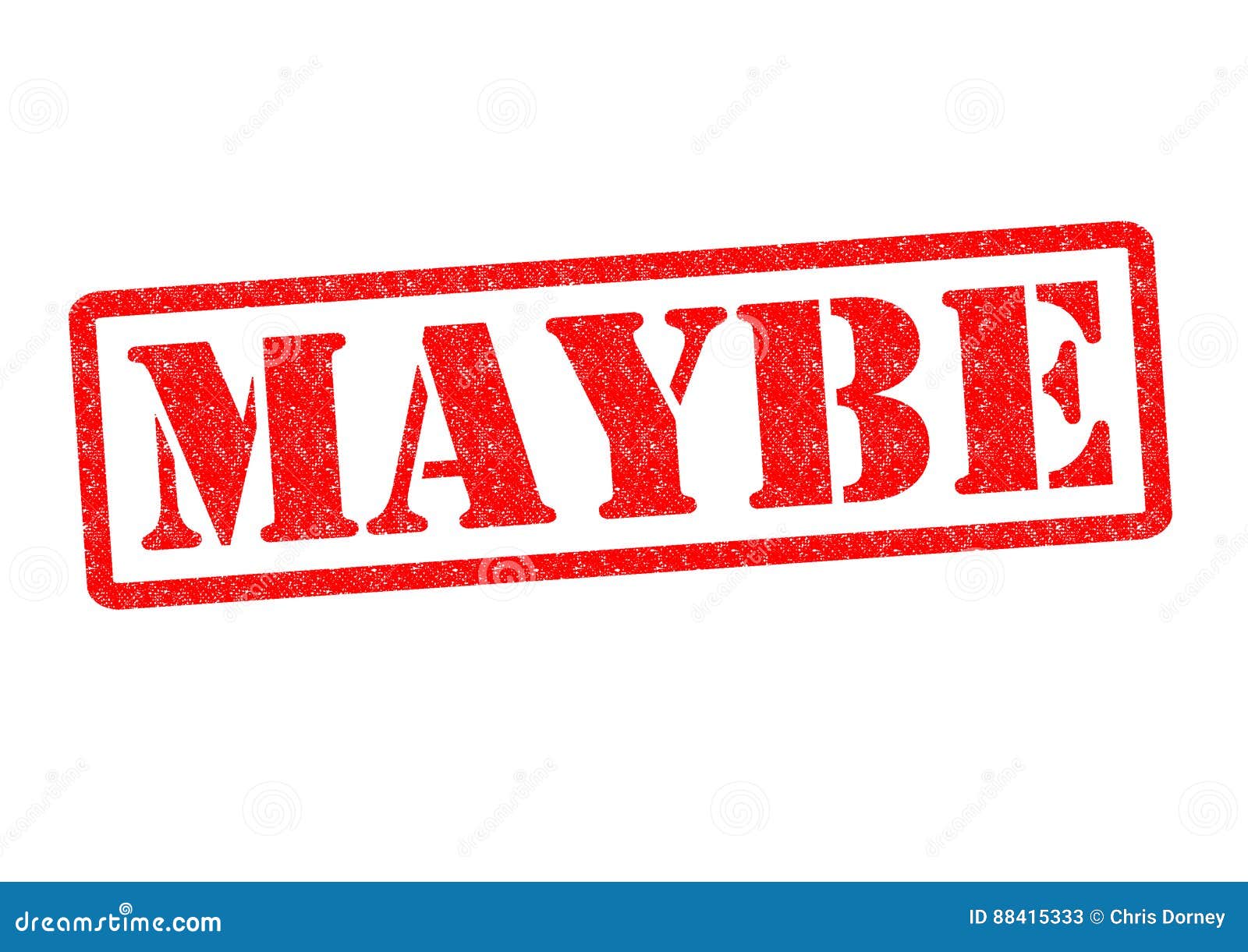 MAYBE stock illustration. Illustration of stamp, stamps - 88415333