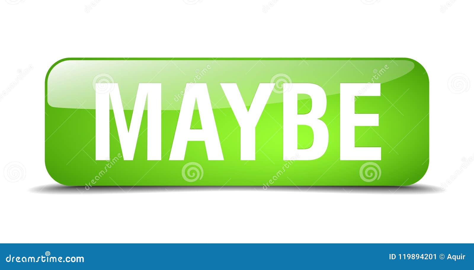 Maybe button stock vector. Illustration of design, element - 119894201