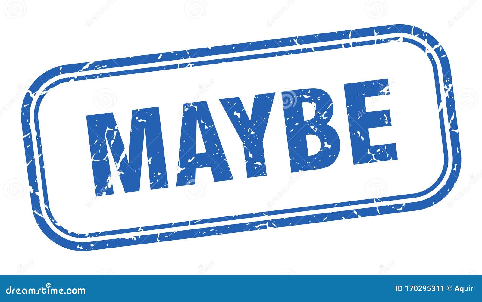 Maybe Stamp. Maybe Square Grunge Sign Stock Vector - Illustration of ...