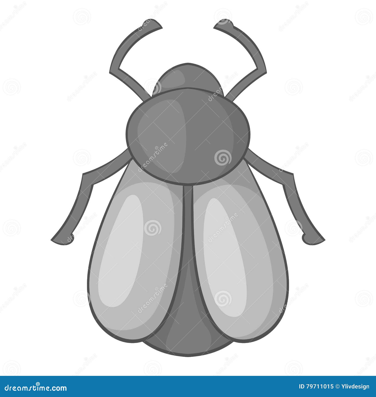 Maybug icon, cartoon style stock vector. Illustration of hornet - 79711015