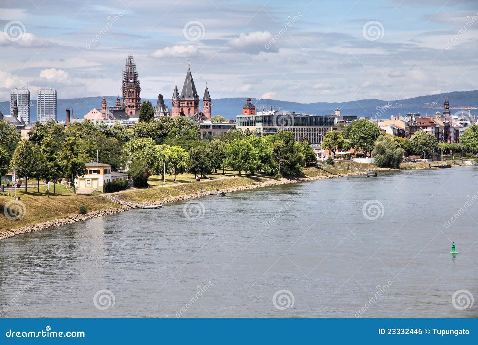 Mayence photo stock. Image du vieux, construction, cityscape - 23332446