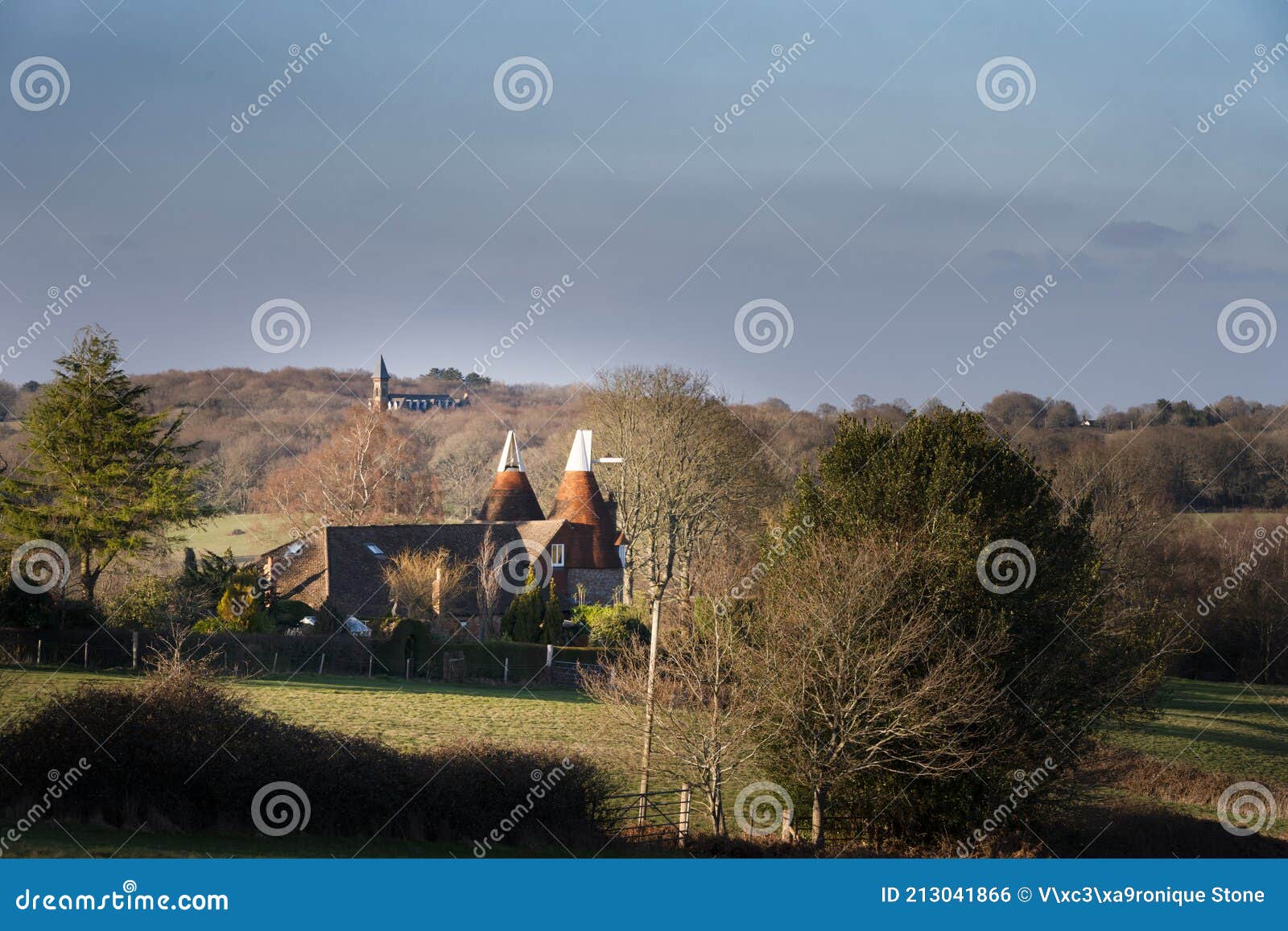 Typical Oast House In Sussex England Editorial Photo Image Of Architecture Exterior 213041866