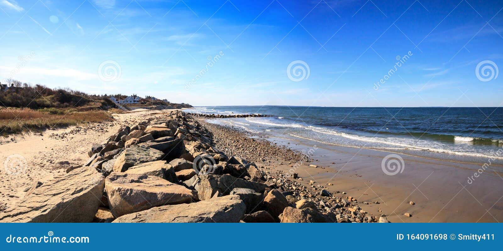 Mayflower Beach in Dennis, Massachusetts on Cape Cod Stock Photo ...