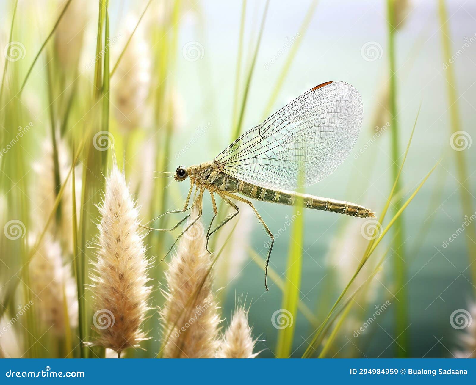 Green Mayfly Insect Vector Illustration Transparent Background ...