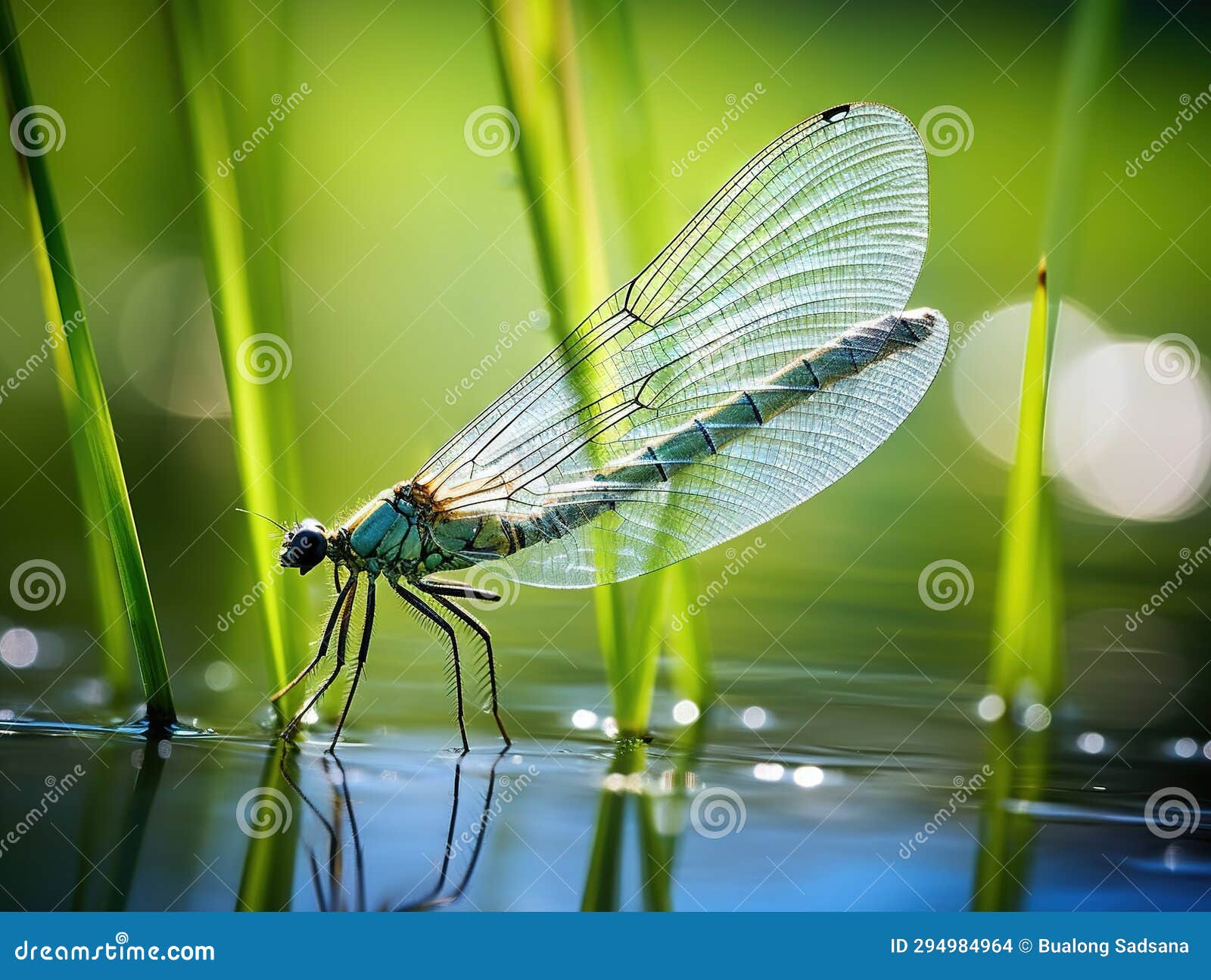 Green Mayfly Insect Vector Illustration Transparent Background ...
