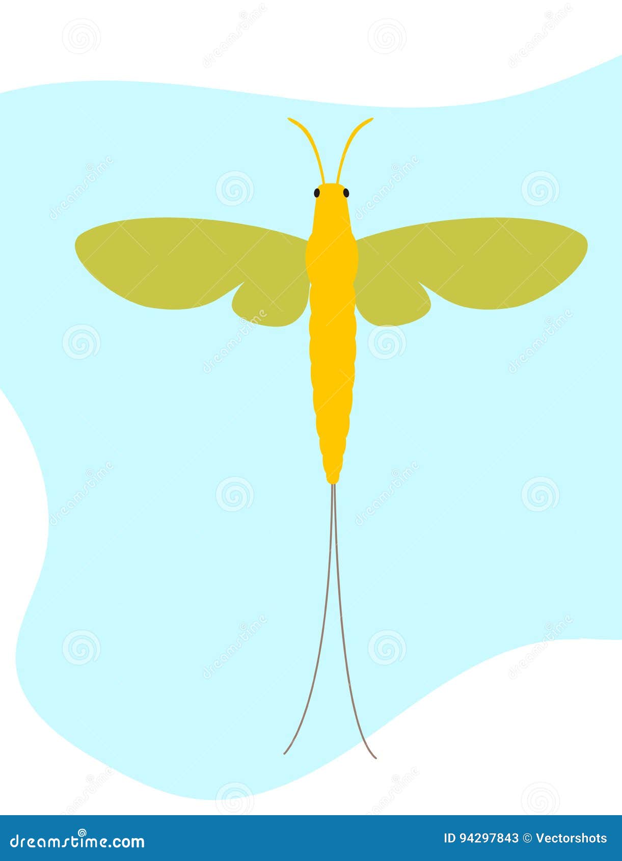 Mayfly Insect Clipart Vector Stock Vector - Illustration of ...