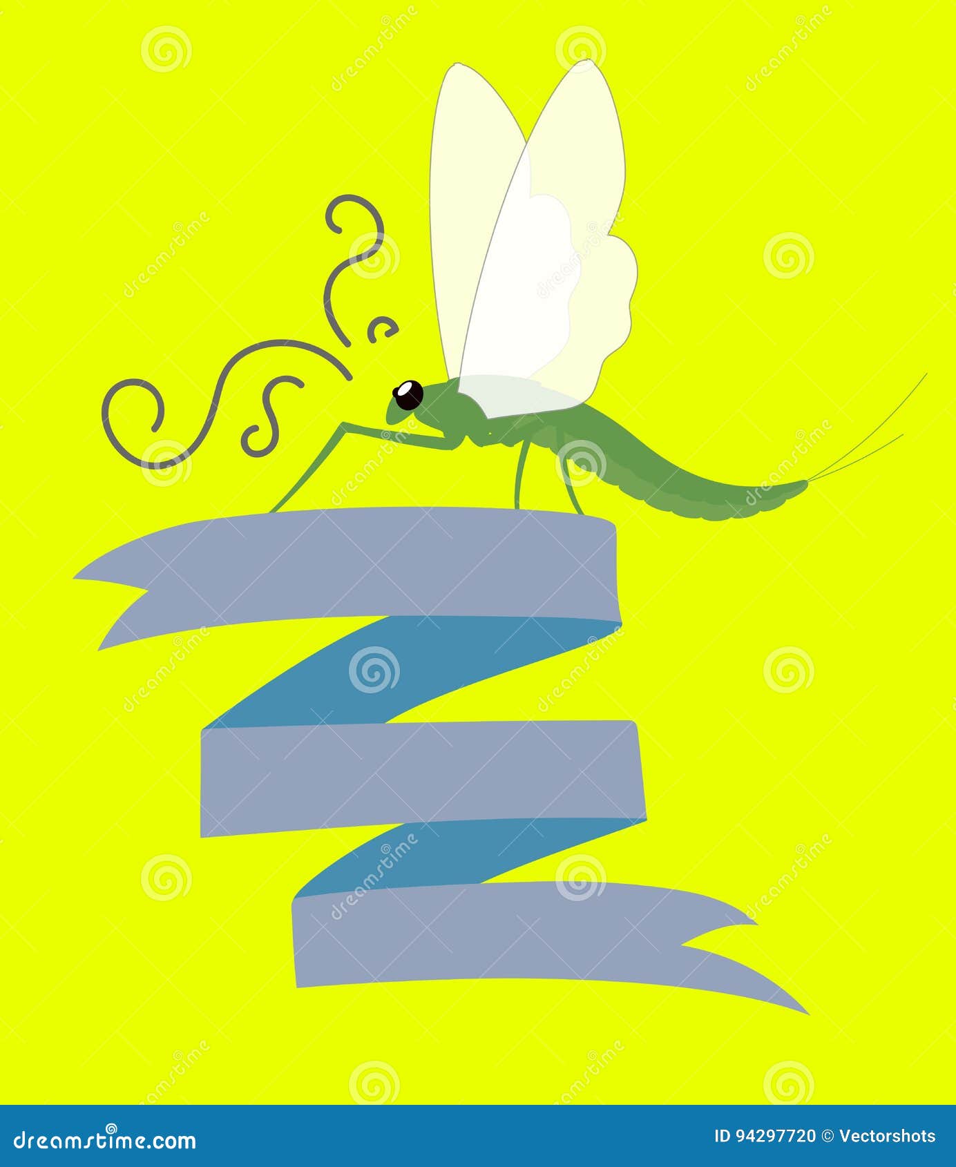 Mayfly Vector Banner stock vector. Illustration of origami - 94297720