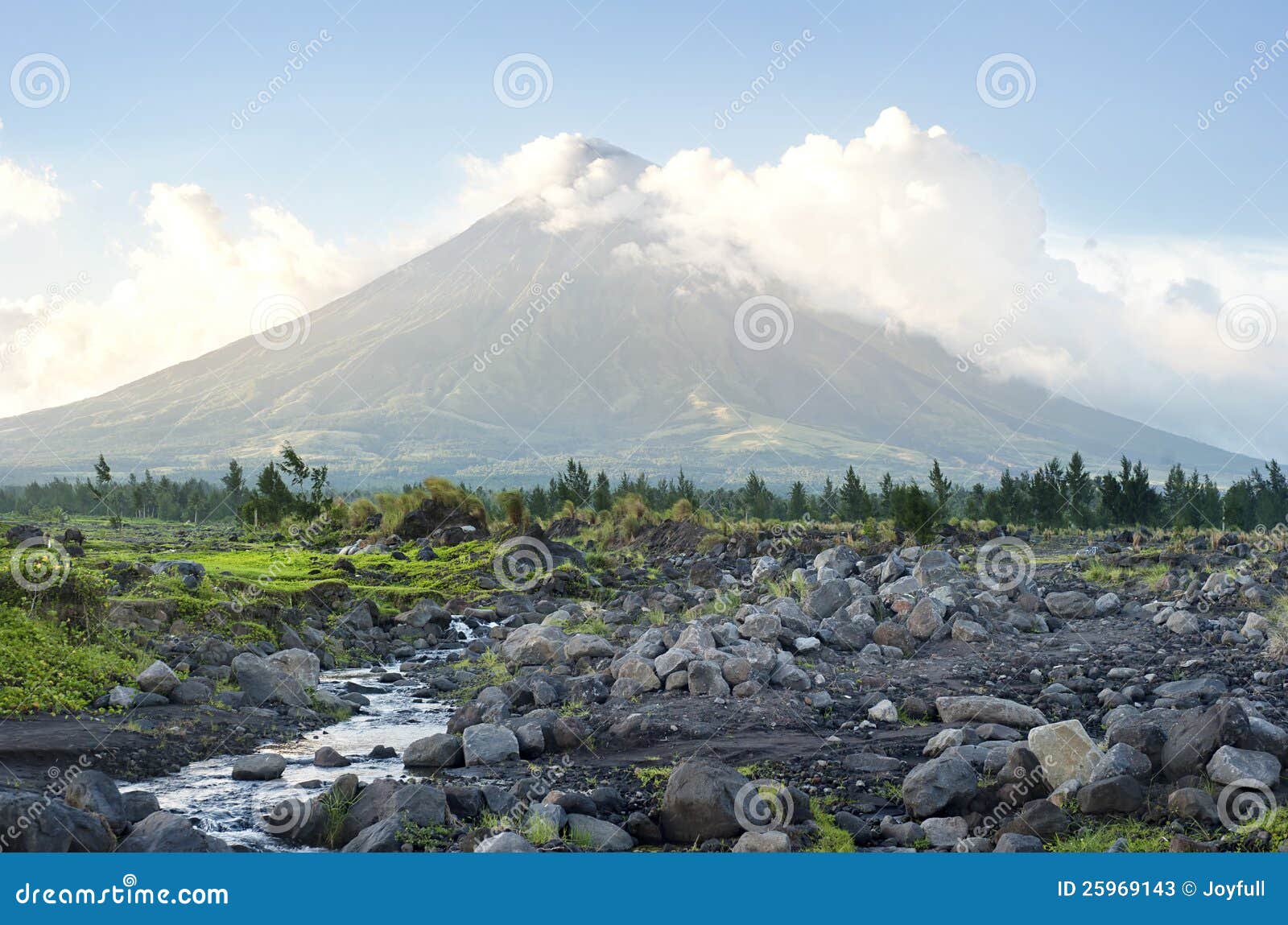 Mayon Volcano stock image. Image of mayon, bicol, mountain - 25969143