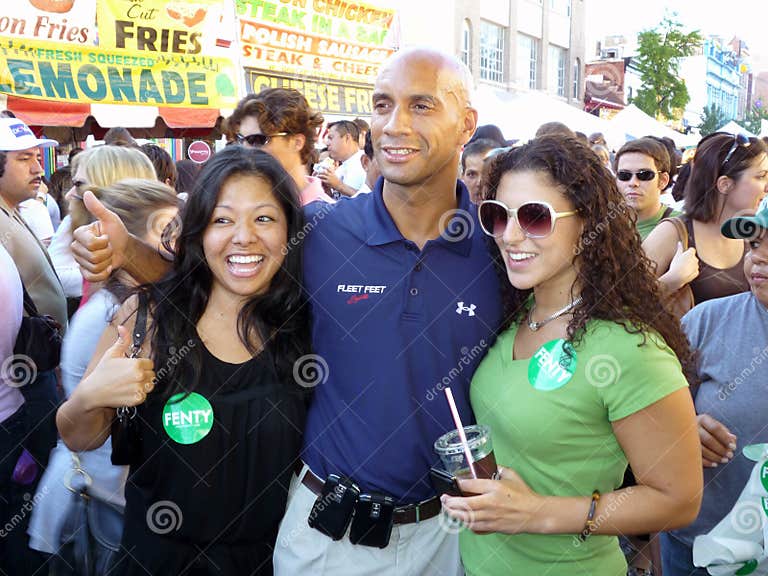 Mayor Adrian Fenty and Admirers Editorial Photography - Image of ...