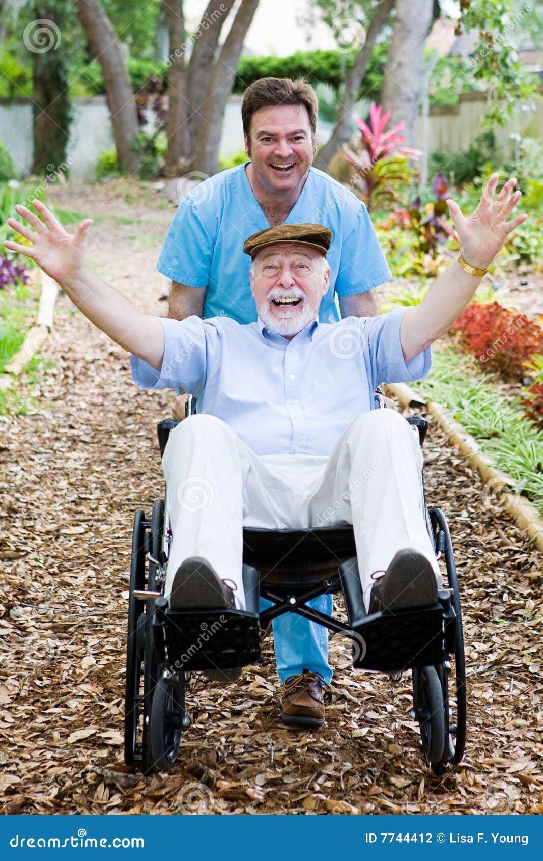 Mayor lisiado - diversión foto de archivo. Imagen de cuidado - 7744412