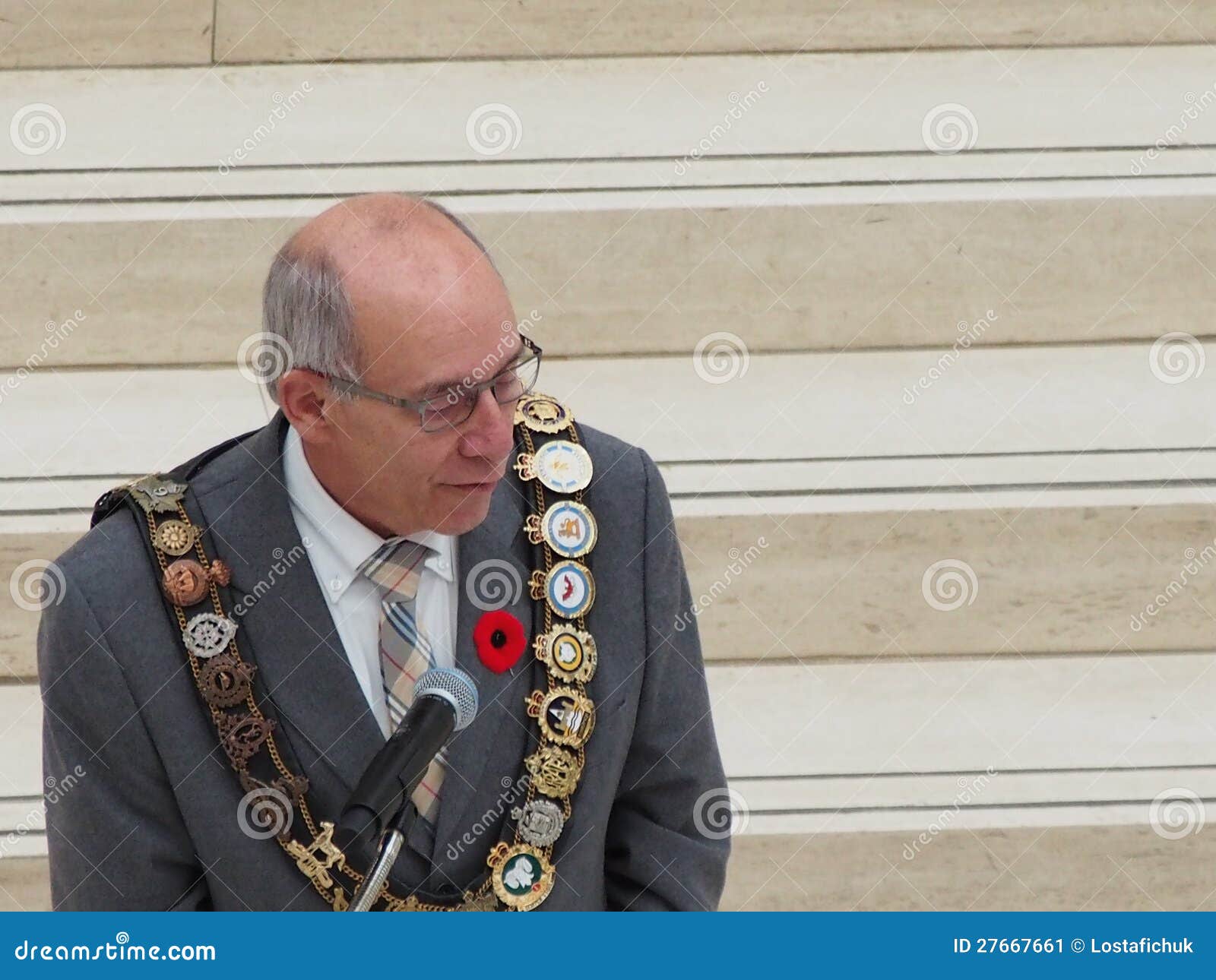 Mayor Stephen Mandel editorial photo. Image of beaver - 27667661