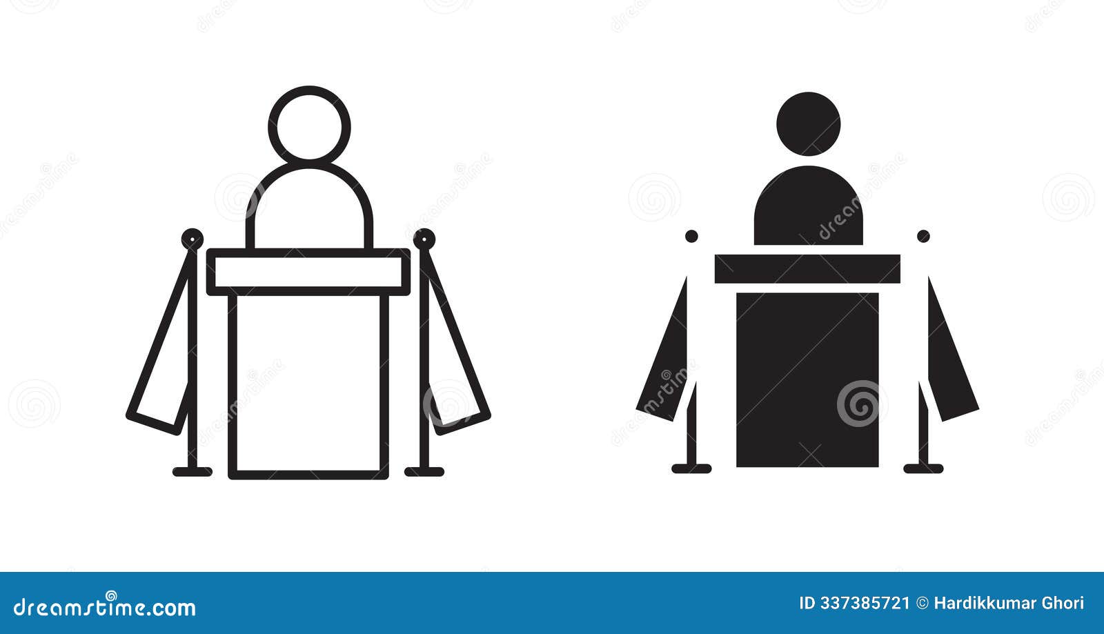 Mayor Icon. Monochrome Style Design From Professions Icon Collection ...